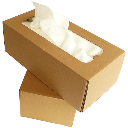 AIR LAID PAPER WIPES IN DISPENSER BOX